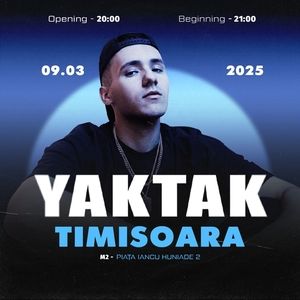 YAKTAK @ M2 - event venue in Timișoara, M2 - event venue, Timisoara, 9 March to 10 March | AllEvents
