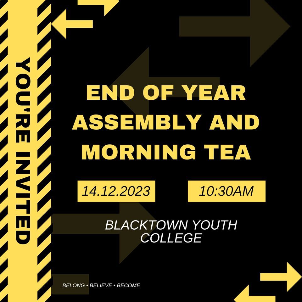 2023 End of Year Assembly and Morning Tea, Blacktown Youth College ...