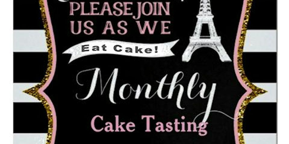 Cake Tasting Event, 4702 Fritchey Street,Harrisburg,17109,US, 21 April ...