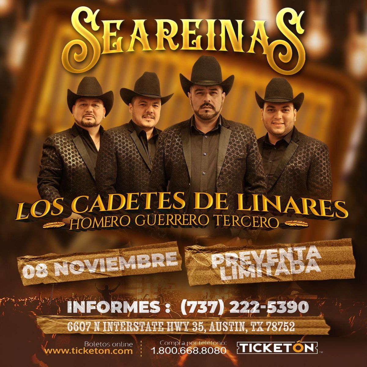 HOMERO GUERRERO TERCERO, Seareinas, Austin, 8 November 2024 | AllEvents