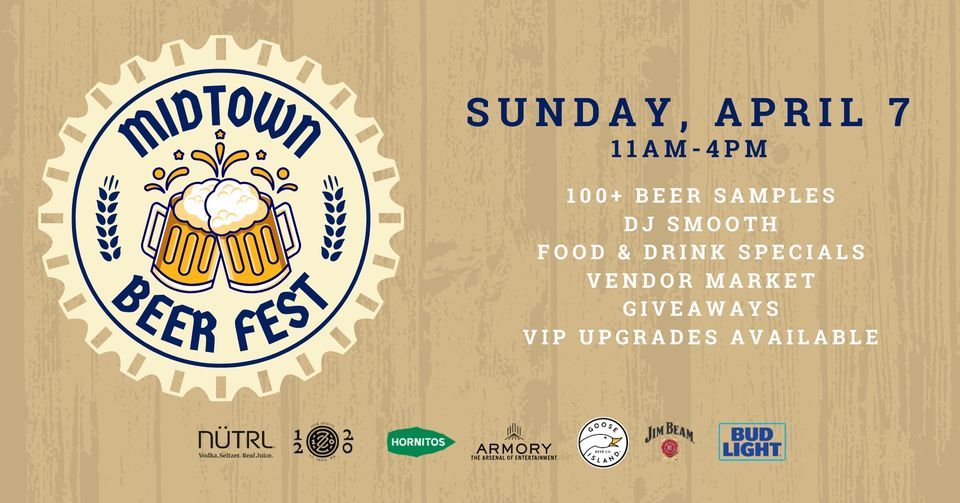 Armory STL Midtown Beer Festival, 3660 Market Street, St. Louis, MO ...