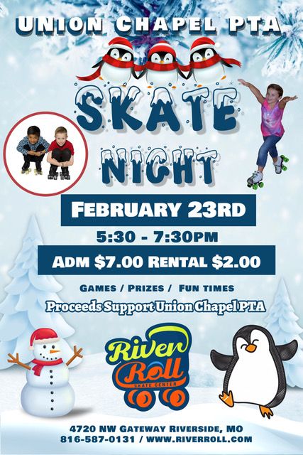PTA Family Night at River Roll, Riverroll Skate Rink, Kansas City ...