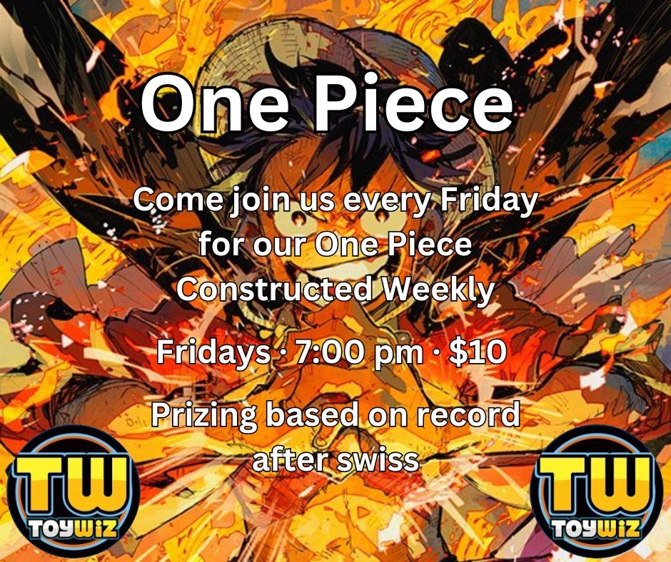 One Piece Weekly, ToyWiz Collectibles, Nanuet, 26 January 2024 | AllEvents