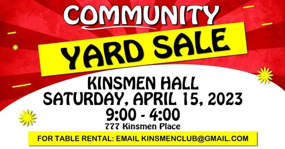 Kinsmen Community Yard Sale , Kinsmen Community Complex, Prince George ...
