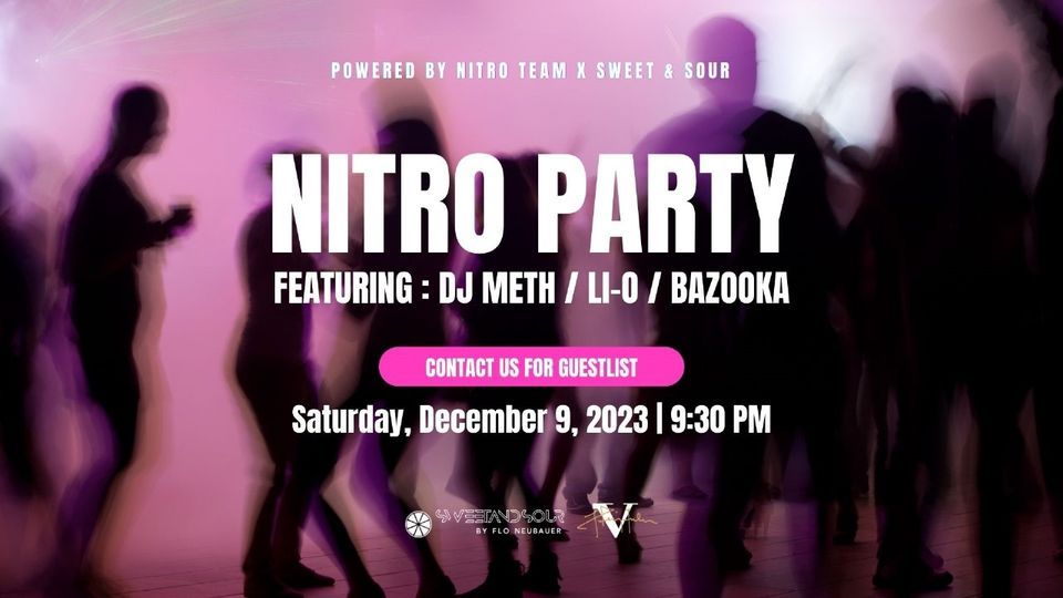 Nitro Party, Vernissage Bar Club Cinema, Sion, December 9 2023 ...