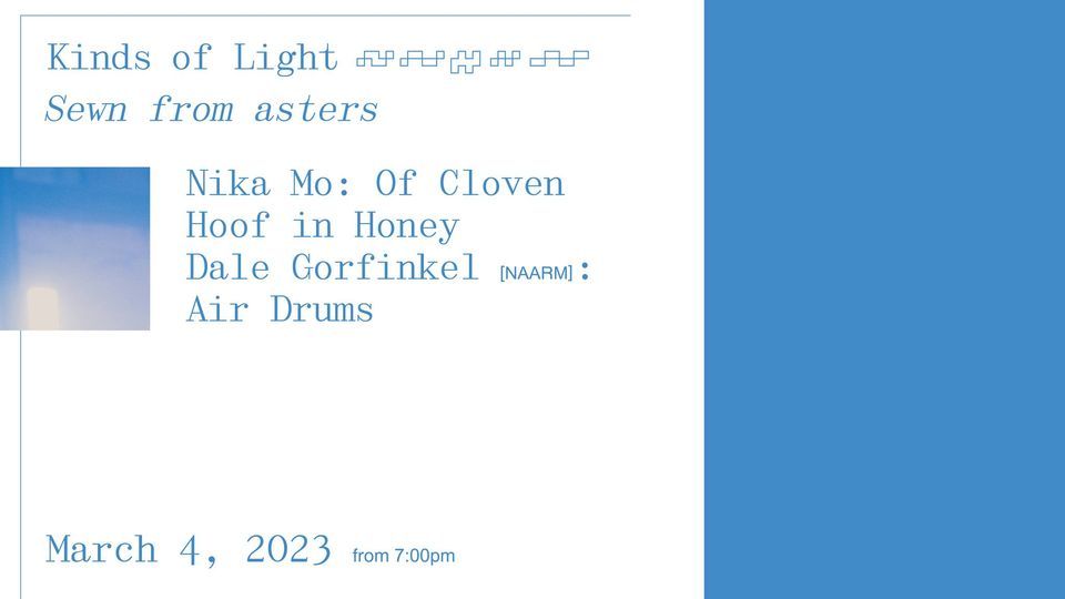 Kinds of Light 5: Nika Mo + Chris Cobilis, PS Art Space, Fremantle, 4 ...