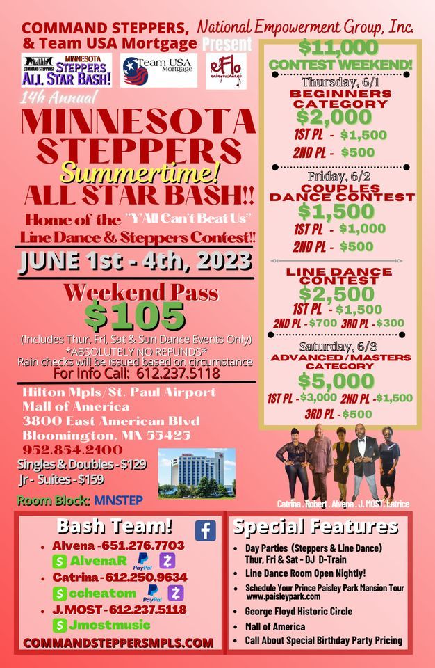 MINNESOTA STEPPERS ALL-STAR BASH - Home Of The YALL CANT BEAT US ...