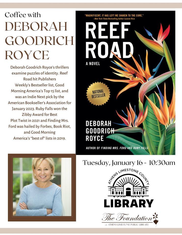 Coffee with Deborah Goodrich Royce, Athens-Limestone County Public ...