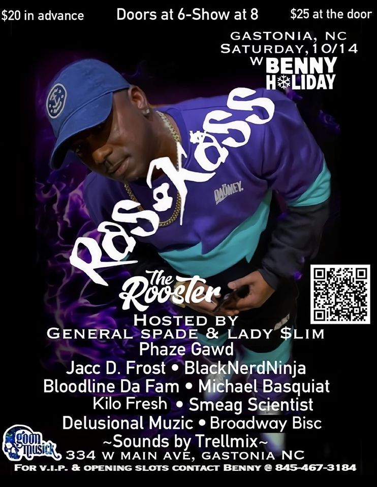 Ras Kass, The Rooster, Gastonia, October 14 2023 | AllEvents.in