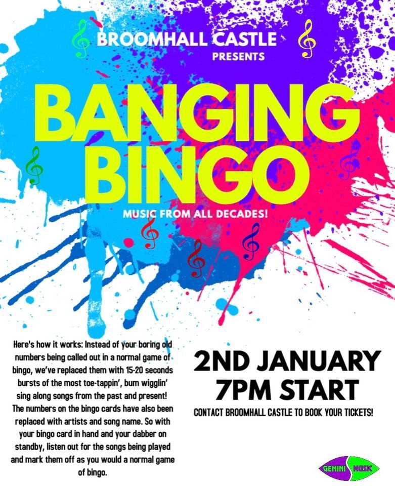 Banging Bingo & Gameshow Games @Broomhall Castle, Broomhall Castle ...