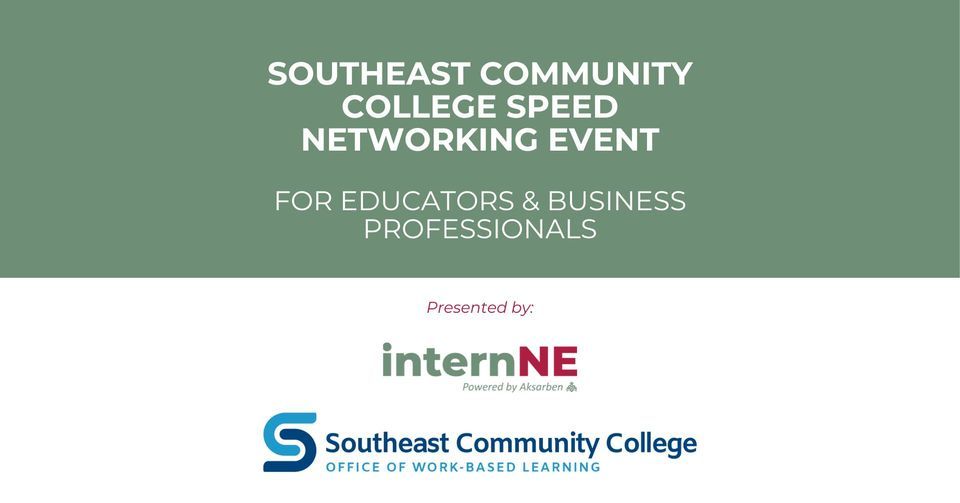 SCC Speed Networking Event for Educators & Business Professionals ...