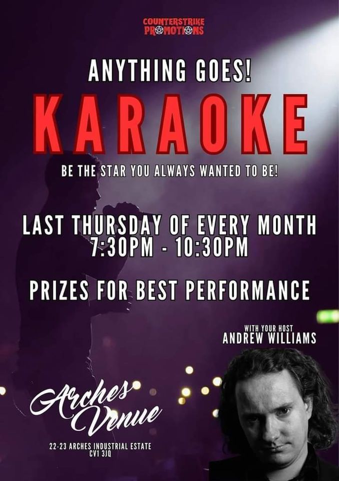 Anything Goes! Karaoke ? with Chaplain vocalist Andrew Williams ...