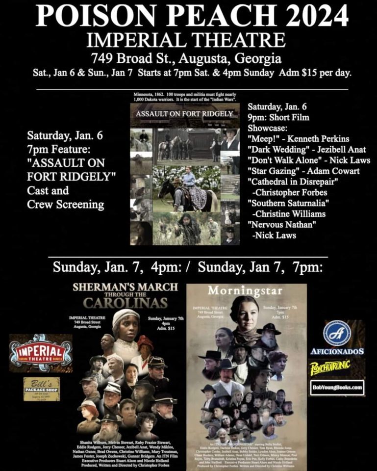 Poison Peach 2024, Imperial Theatre, Augusta, 6 January to 7 January ...