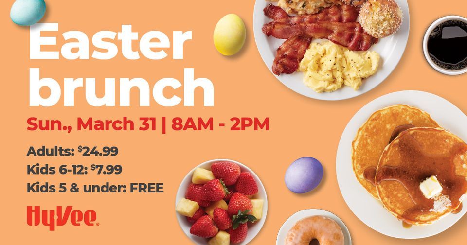 Easter Brunch, Hy-Vee (1215 141st St, Perry, IA), 31 March 2024 ...