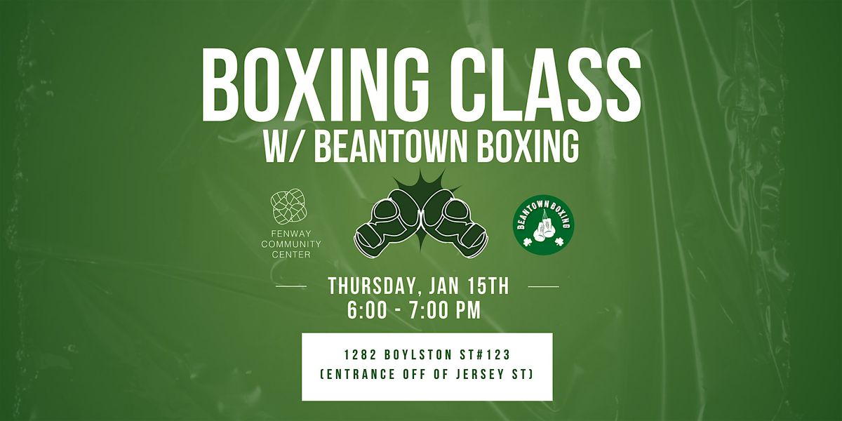 Boxing Class w/ Beantown Boxing, Fenway Community Center, Boston, 15 ...