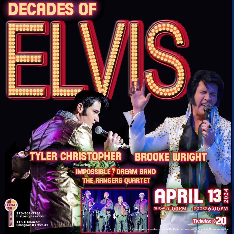 Tyler Christopher and Brooke Wright - Decades of Elvis (Concert), Plaza Theatre - Glasgow ...