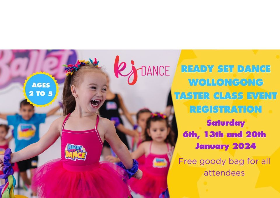 Ready Set Dance Wollongong Free Taster Class Event, KJ Dance ...