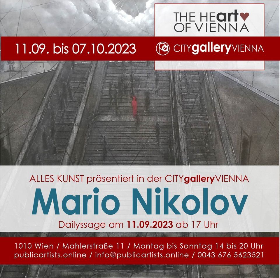 Mario Nikolov in der CITYgalleryVIENNA, Citygalleryvienna by ...