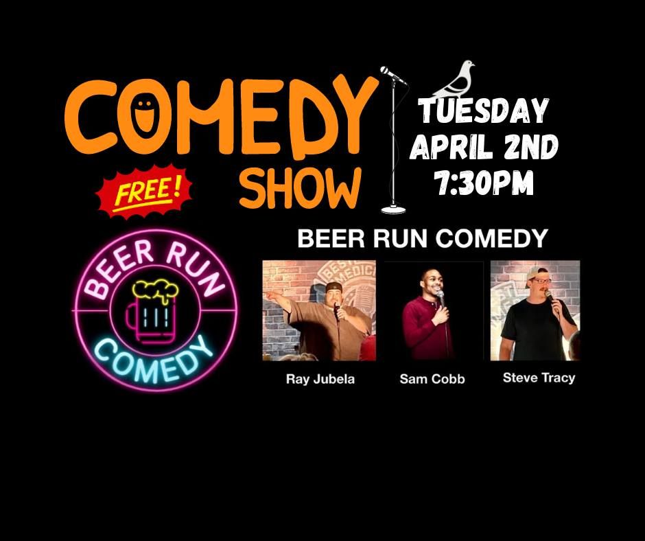 FREE Beer Run Comedy Show!, Eavesdrop Brewery, Manassas, 2 April 2024 ...