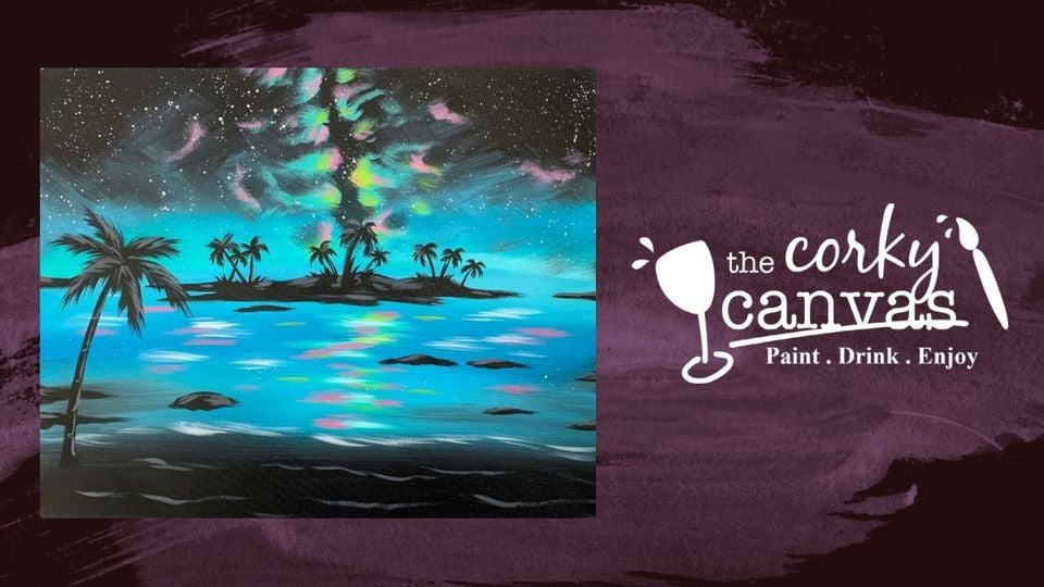 *NEW* Milky Way Bay - Painting Class, The Corky Canvas/Corky Boards ...