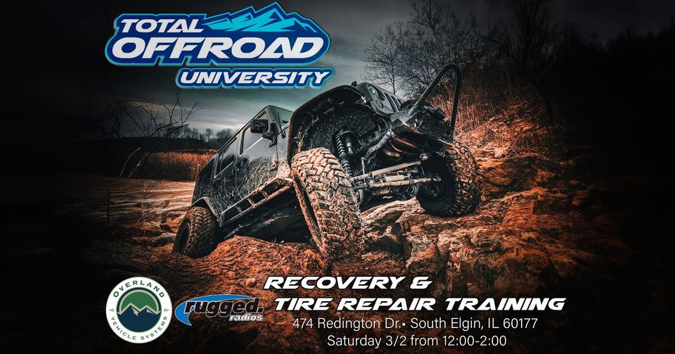 Total Offroad University Recovery and Tire Repair Training, 474 ...