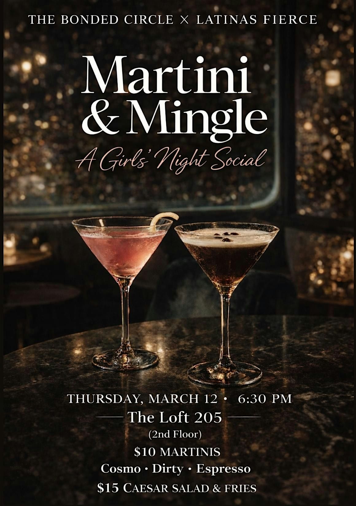 MARTINI & MINGLE : Girls Night Social, 205 Lark St 2nd floor, Albany ...