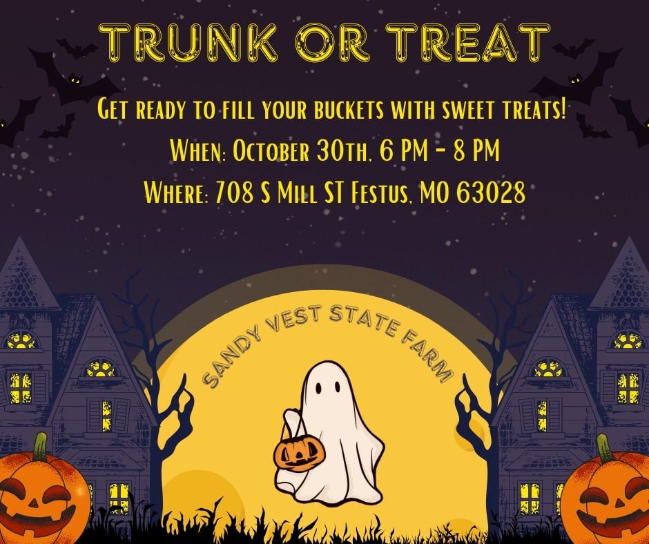 1st Annual Trunk or Treat, Sandy Vest - State Farm Agent, Festus, 30 ...