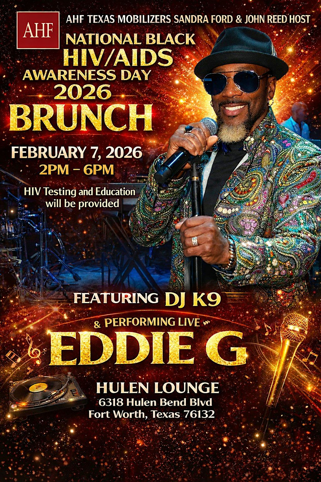 AHF National Black HIV Awareness Day, CRU HOOKAH LOUNGE FORT WORTH, 7 ...