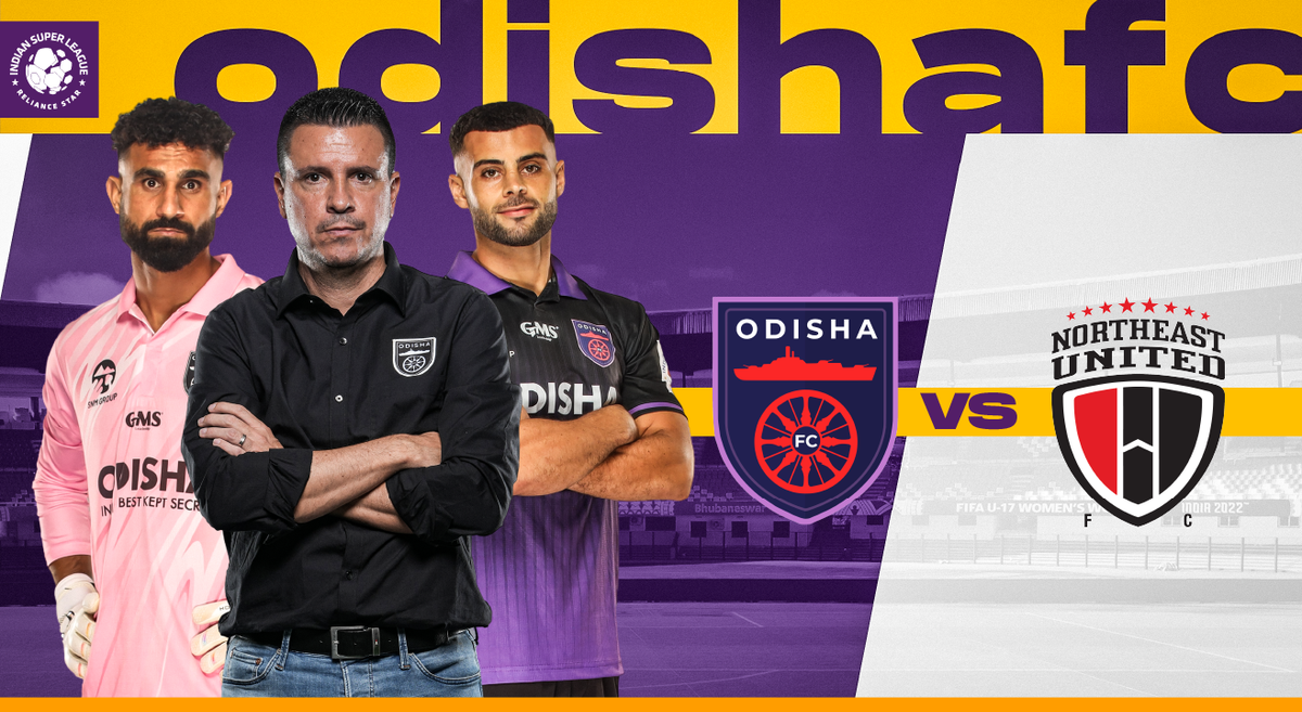 ISL 2024-25 : Odisha FC vs NorthEast United FC, Kalinga Stadium, Bhubaneswar, 3 February 2025 ...