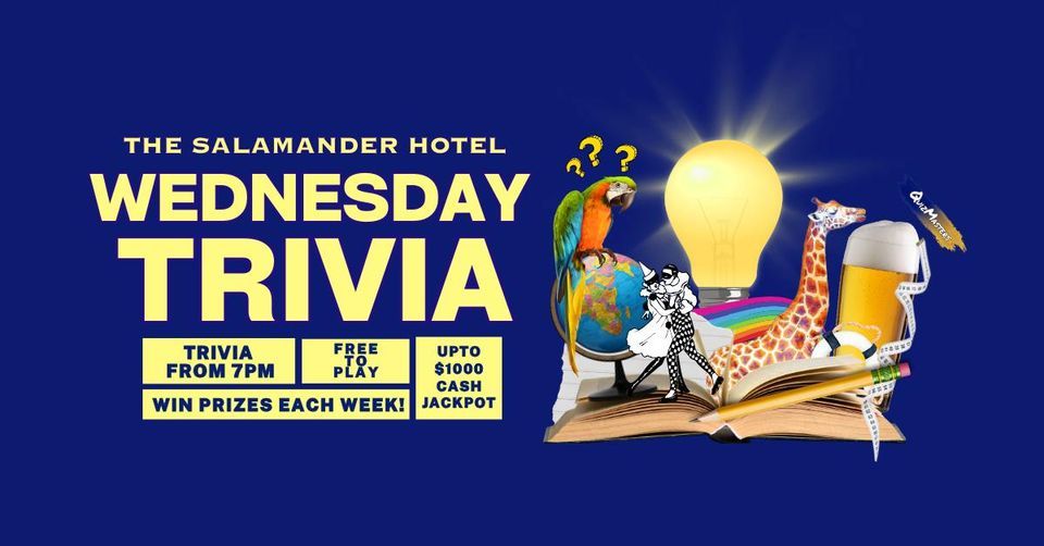 Wednesday Night Trivia - Salamander Hotel, Salamander Hotel, Anna Bay ...