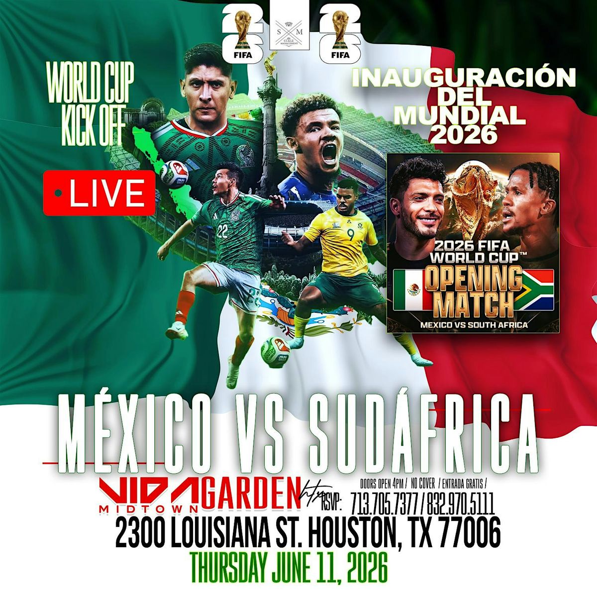 Attend INAUGURACIÓN DEL MUNDIAL 2026 ⚽️México vs Sudáfrica – EN VIVO in ...