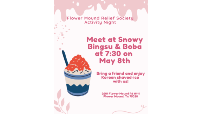 Womens Night at Snowy Bingsu, Snowy Bingsu & Boba, Flower Mound, 8 May ...