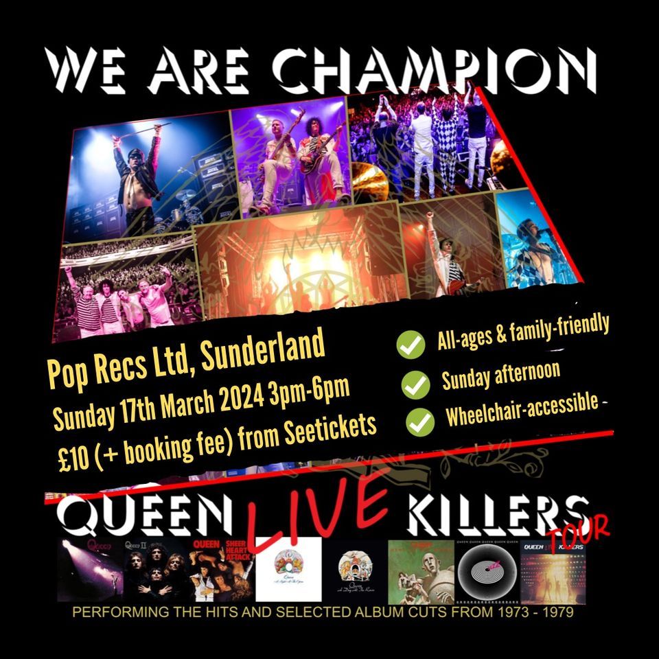 We Are Champion at Pop Recs, Pop Recs Ltd, Sunderland, March 17 2024 ...
