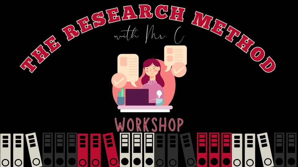 STUDENT COURSE: The Research Method Workshop, Online event, Suwanee ...