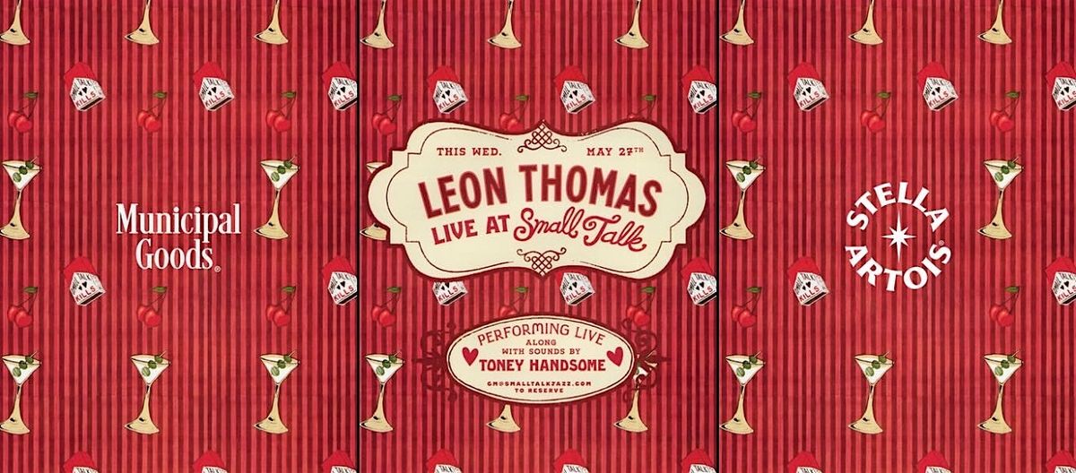 Leon Thomas Live at Small Talk in Toronto – May 27, 2026 | AllEvents