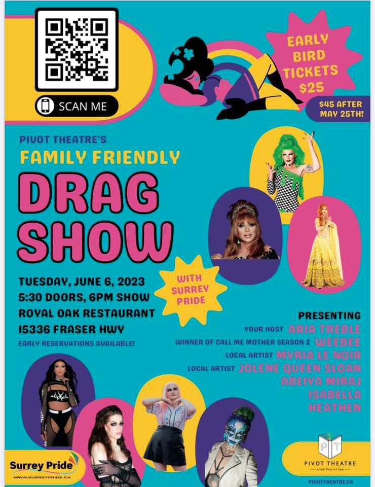 Family Friendly Drag Show, Royal Oak Restaurant, Port Coquitlam, 6 June ...