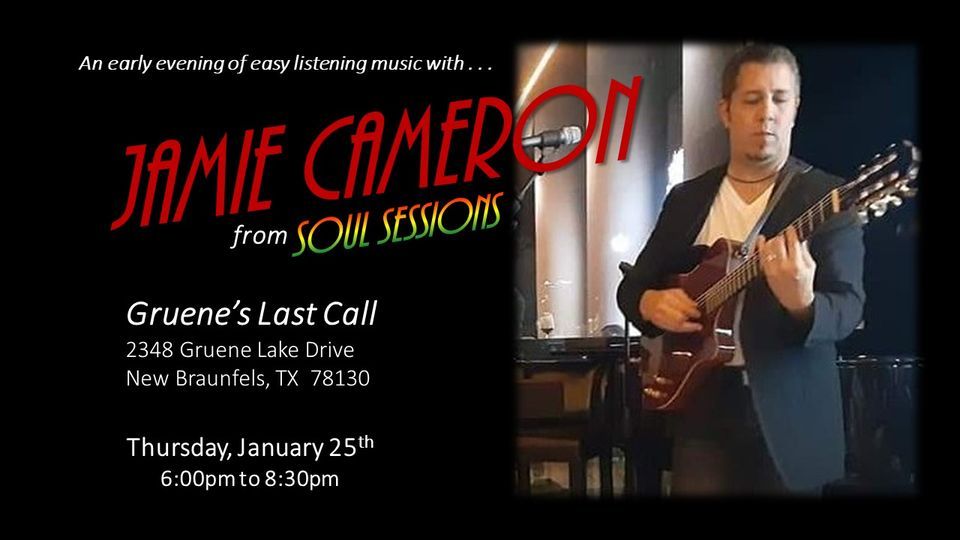 Jamie Cameron from Soul Sessions, Gruene's Last Call, New Braunfels ...