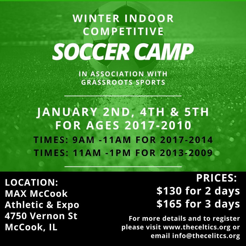 WINTER INDOOR COMPETITIVE CAMP, Max McCook Athletic & Exposition, La ...