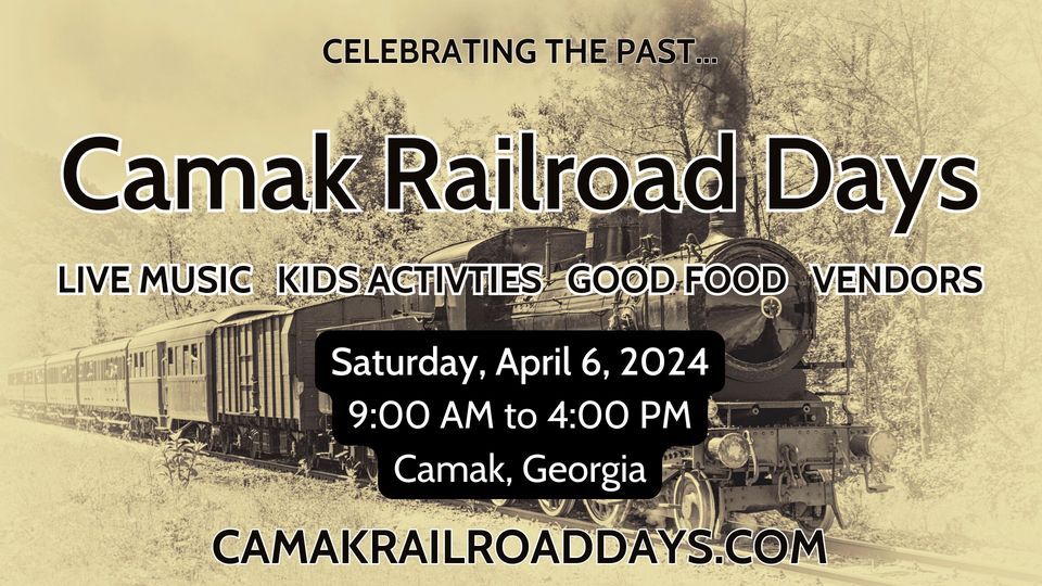 2024 Camak Railroad Days, 15 Johnson Street, Camak, GA, United States ...