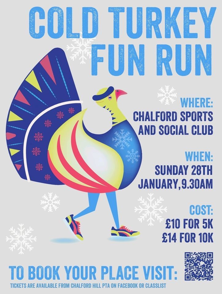 Cold Turkey Fun Run 2024, Chalford Sports & Social Club, Stroud, 28 ...