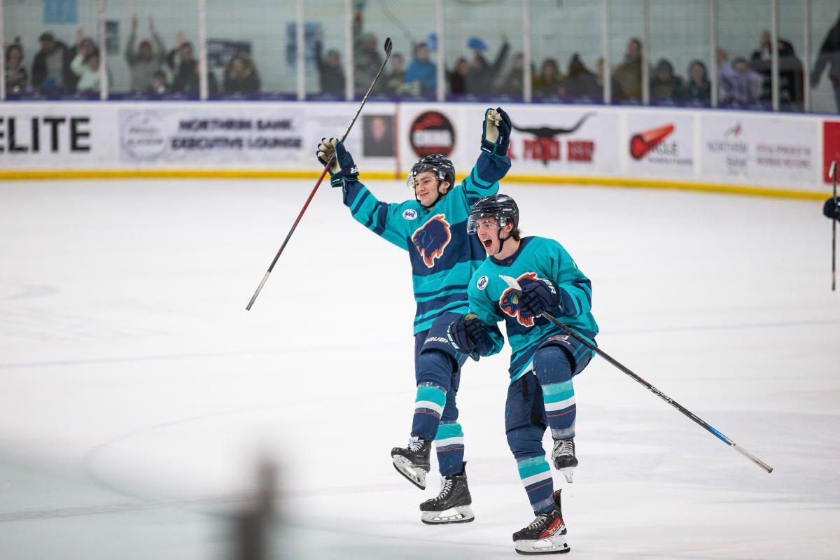 Fairbanks Ice Dogs at Anchorage Wolverines at Sullivan Arena, Sullivan ...