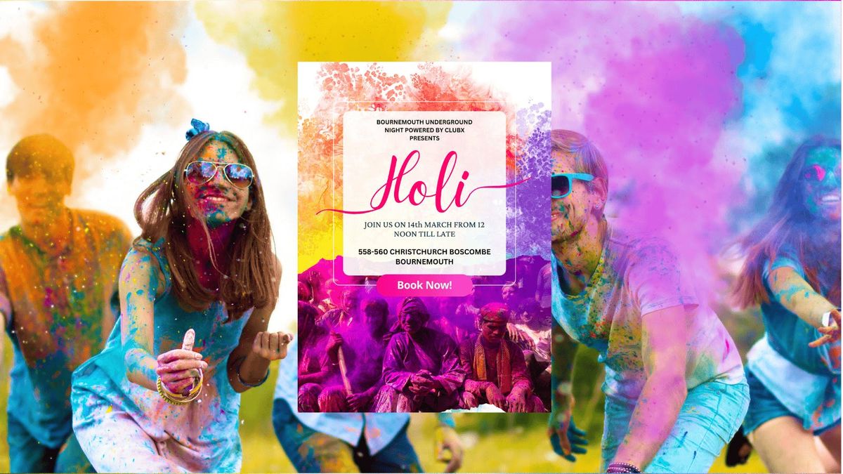 ? Experience the most vibrant Holi celebration in Bournemouth ...