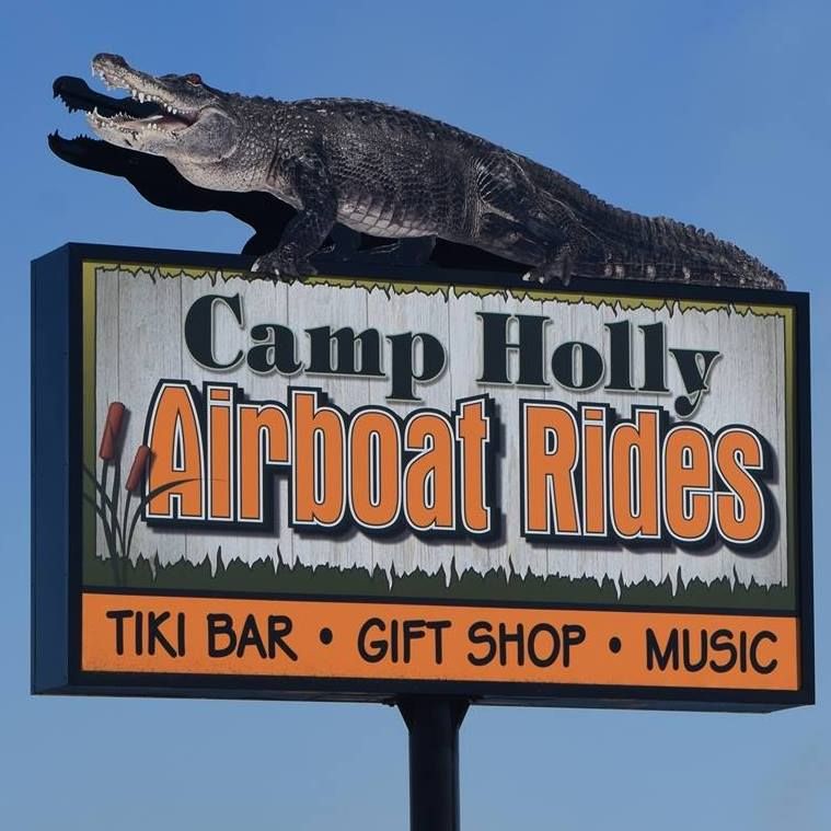 RADAR RED RETURNS TO CAMP HOLLY, Camp Holly Airboat Rides, Melbourne, 8 ...