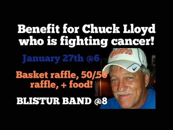 Chuck Lloyd Benefit, Casey's Lounge, Yulee, 27 January 2024 | AllEvents