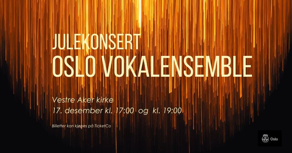 Julekonsert med Oslo Vokalensemble, Vestre Aker kirke, Lillestrøm, 17 ...