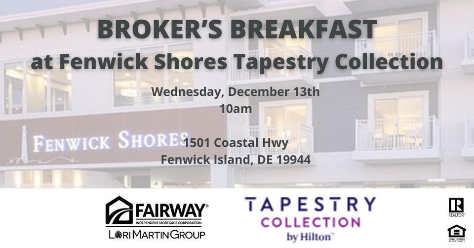 Brokers Breakfast at the Fenwick Shores, Fenwick Shores, Fenwick Island ...