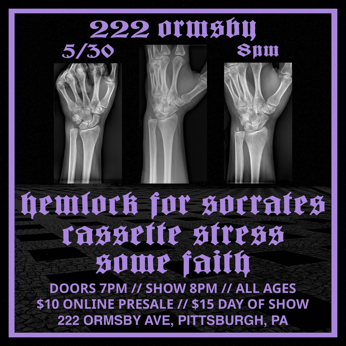 Hemlock for Socrates // Cassette Stress // Some Faith @ The Maple Leaf ...