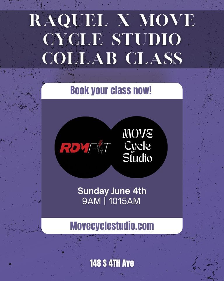 Raquel X MOVE Cycle Studio Collab Class, MOVE Cycle Studio, Tucson, 4 ...