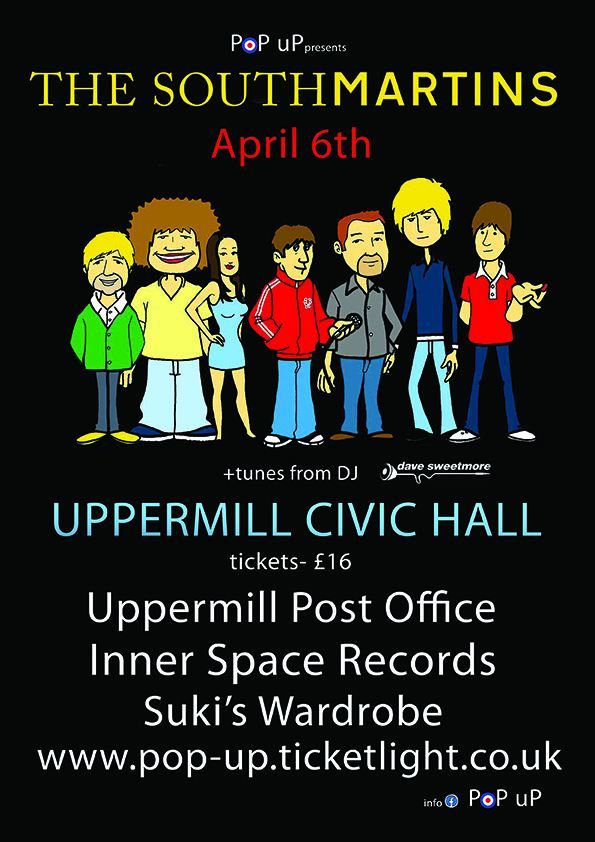 The Southmartins, Uppermill Civic Hall, Oldham, April 6 2024 | AllEvents.in