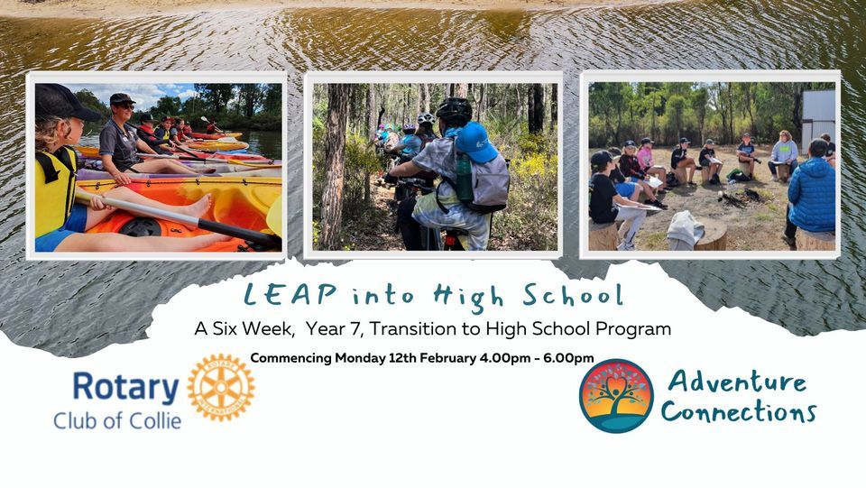 LEAP into High School Adventure Program, Minninup Pool Rowing Shed ...